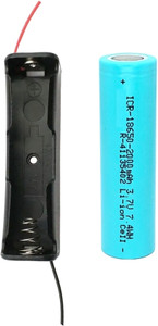 UNIXAA Single Battery Holder with 2000mAh Rechargeable Battery(1 Holder ...