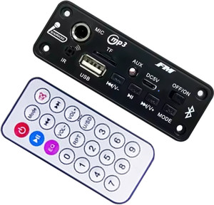 Electronics Crafts 5VOLT BLUETOOTH MODULE WITH MIC SLOT , TWO 5 W ...