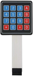 Maxwell 4x4 Matrix Membrane Type Keypad Electronic Components ...