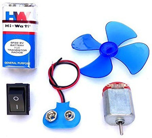 Prowans Mini Science Project Kit For School Projects Toy Motor, Fan ...
