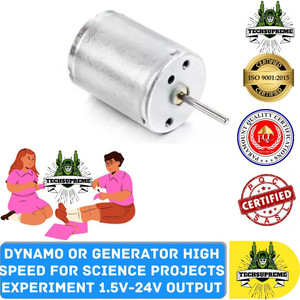 TechSupreme Premium Dynamo Generator Motor for Science Projects ...