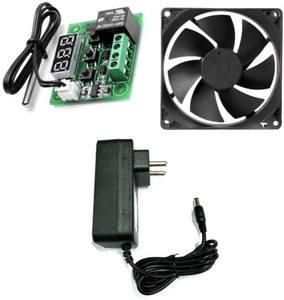 CyberSupreme W1209 Digital Thermostat Temperature Sensor- Adaptor &12V ...