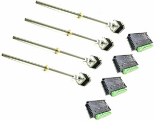 INVENTO 4pcs TB6600 Driver+Nema 17 4.2 Kg-cm Stepper Motor+Coupling+ ...