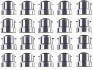 Illuminator Pack of 20- Aluminium B22 caps for LED bulbs Light ...