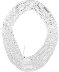 Steko 75 Meter (WHITE) 14/36 PVC Copper DC Wire 0.4mm Multipurpose Use ...
