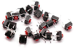 VNGEE ENTERPRISE push button Switch Micro Push to On Button, pack of 50 ...