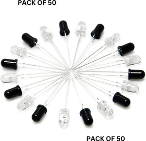 MAG BEE IR LED | Infrared LED | Infrared Sensor Pack of 50 Electronic ...
