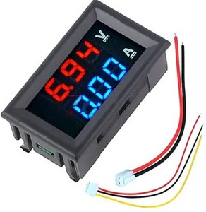 EASTRA HIGH QUALITY Voltmeter (0-100V) & Ammeter (10A); Voltage ...