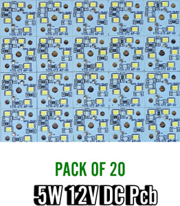 AP Source 12v DC MCPCB Led Light PCB Strip 5W Super Bright Set of 20 ...