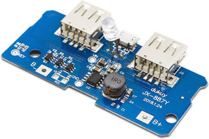 Electronic Spices JX-887Y Dual micro USB 3.7V to 5V 2A Power Bank ...