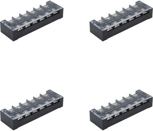 Flyrobo (4 pc) TB-4506 6P 45A Iron Terminal Connector Block ...