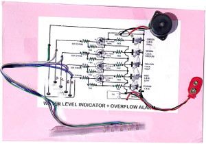 StepsToDo Water level indicator circuit on board | Water Overflow Alarm ...