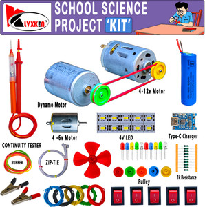 KLVXKEN Generator Making Dynamo Motor & Other Science Project Kit ...