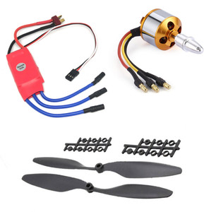 Flyrobo Pro3D Combo of 1000KV Brushless Motor + 30A SimonK ESC + 1045 ...