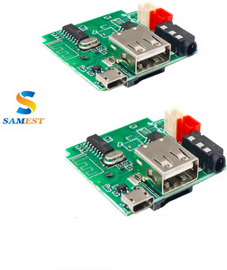 samest Speaker Board, 5V-12V Bluetooth Amplifier FM USB AUX Card ...