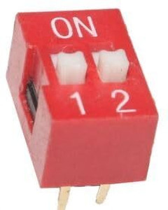 iBAT SOLUTIONS 2PCS 2 Way DIP Slide Switch 2.54mm Pitch Electronic ...