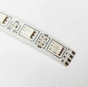2A digital 5050 12V RGB LED Strip - 1 meter Light Electronic Hobby Kit ...