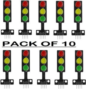 SG Flash PACK OF 10 Mini Traffic Light Display Module LED Traffic Timer ...