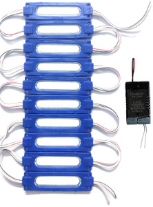 Steko (10-Pieces) Blue DC 12V 2 Watt Capsule Shape LED Module + DC 12 ...