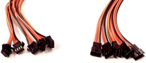 ERHIndia 5 Pair JST Connector Wire Male and Female 4 Pin Electronic ...