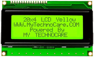 TES-EV 20×4 Character LCD Display Green Display Lights Micro Controller ...