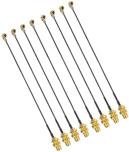 INVENTO 8PCS 10cm long Mini PCI U.FL to SMA Female Connector Antenna ...