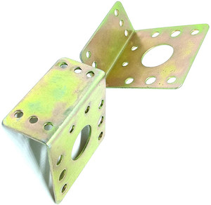 INVENTO 2Pcs DC Geared Motor Clamp L Shaped Motor Mount Mounting ...