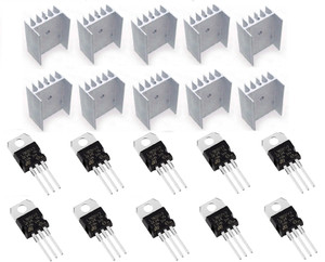 ERH India 10 Pcs 7805 Voltage Regulator Heat Sink ,Power supply for ...