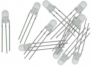 SunRobotics RG LED 3 Pin 5mm Diffused 50Pcs Suitable for PCB Or Panel ...