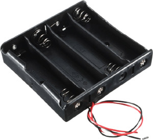 Electronics Crafts 18650- 4S Battery Holder Case 18650 Li-Ion Series ...