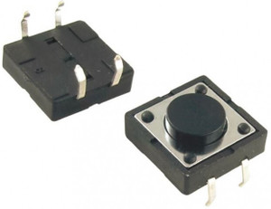 Flyrobo 12x12x5mm Tactile 4 Pin Push Button Switch Electronic ...