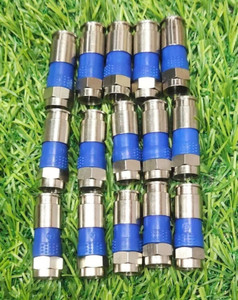 BALRAMA 20pcs Rg6 Compression F Type Straight STB Dish Antenna Coax DTH ...