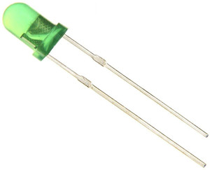 INVENTO 10 Pcs 3mm Round Diffused Green Color LED Light Bulb Lamp Diode ...