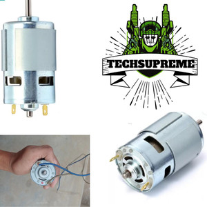 TechSupreme 12V-24V 10000-20000 RPM RS-775 Large Torque High Power DC ...