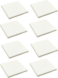 INVENTO 8Pcs 2"x2" Acrylic Sheet 50x50x5mm Plastic Plate 5mm 2 inch ...