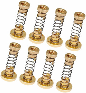 INVENTO 8Pcs T8 anti backlash nut Pitch 2mm spring Lead 8mm Brass ...