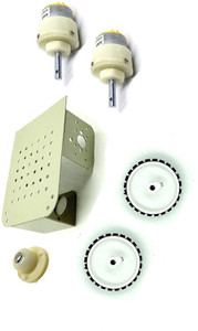 INVENTO 2 Wheel Car Kit Metal Chassis 130x105x45mm + 60 RPM DC Motor ...