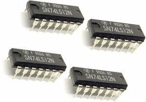 INVENTO 4Pcs 7412 IC SN74LS12N SN74HC12N Triple 3-Input NAND Gates ...