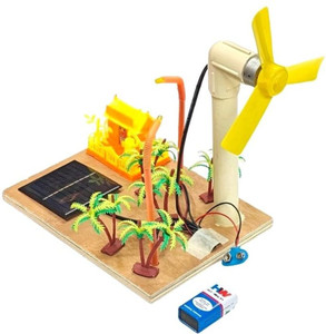 DIYtronics Wind Mill Solar Panel Science Project Working Smart City ...
