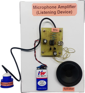 MELODY's Microphone Amplifier. One can listen from connected speaker ...