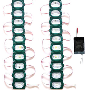 Steko 20 Pieces Adapter + Half Moon Shape DC 12V 1.5 Watt LED Module ...