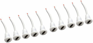 Steko Pack of 10 Pieces Micro USB V8 Female Panel Mount Connector With ...