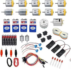 IOGY 48 Pcs Motor & Battery (4Types Motor and 2 types Battery with clip ...