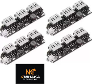 NIHAKA 5V 2A 3 Micro USB Step-Up Power Bank Module Battery Charging ...