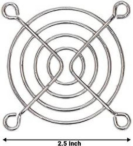 Electronic Spices 2.5 Inch Fan Grill Guard Silver Color for Brushless ...