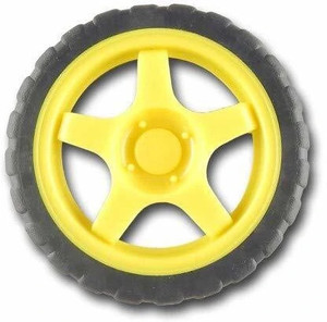 MAG BEE Robot Wheel-Reinforced Nylon-Durable Rubber Tire-For BO Motors ...