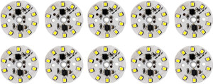 Steko (10 Pieces) 9 Watt Super Bright DOB MCPCB 9 SMD LED On Board Cool ...
