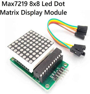 SG Flash QUALITY MAX7219 8x8 Dot LED Matrix Module Display Lights ...