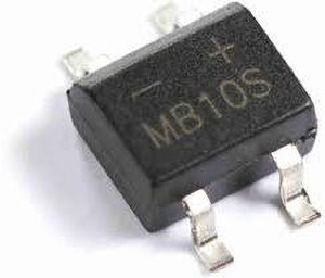 ELPH (25 Pieces) MB10S Bridge Rectifier Diode 4 Pin SMD Mini Dip 1000 ...