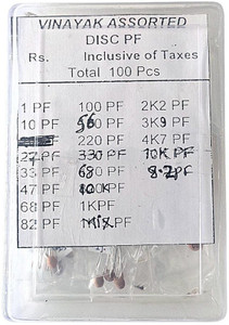 SunRobotics Capacitor Box Ceramic Disc Type 100 pcs Electronic ...